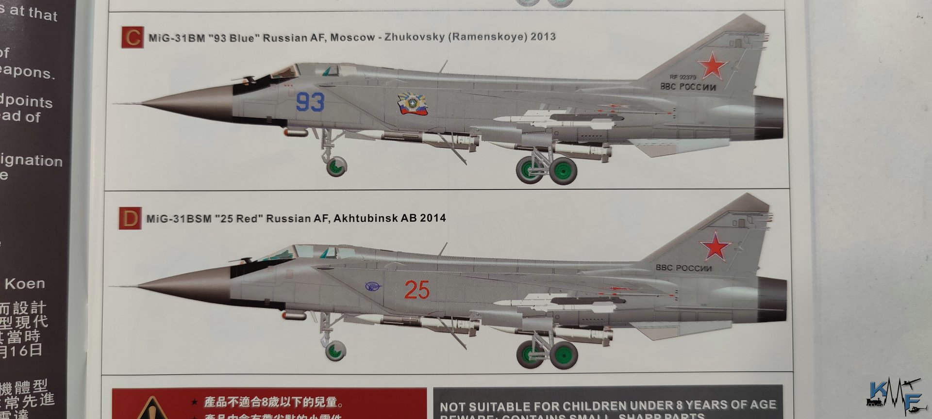Bausatzvorstellung: AMK – MIG-31BM/BSM FOXHOUND – Kurt´s Modellbau Blog